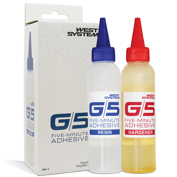 West System G5 Five Minute Epoxy Adhesive 200grm Pack – Marine Supplies ...