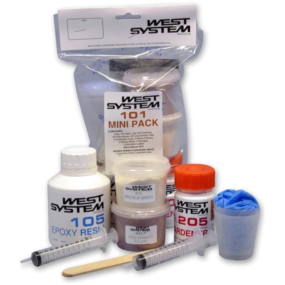 West System Epoxy Mini Pack Resin Fillers Mixing Kit 350grm – Marine ...